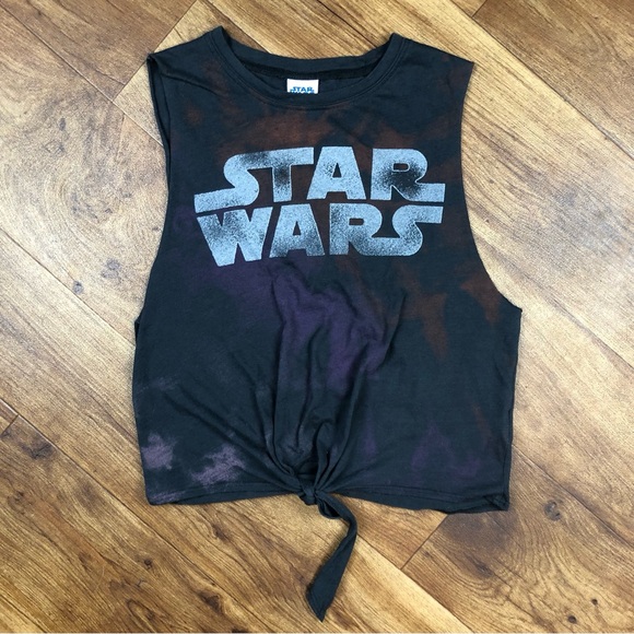 Star Wars | Tops | Star Wars Black White Bleach Stain Splatter ...